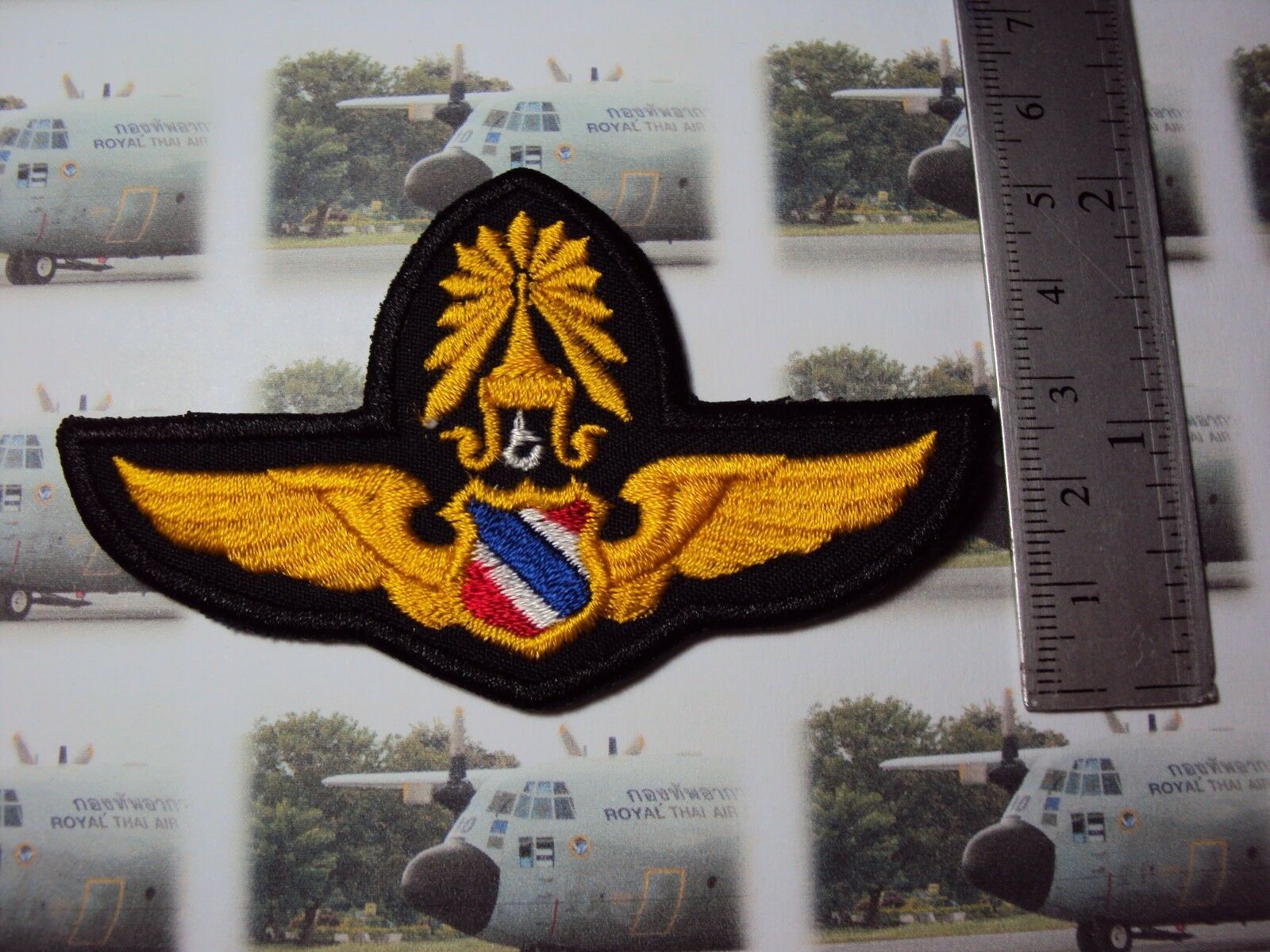 Bid Royal Thai Air Force Pilot RTAF Badge First Class Wing Patch - Air ...