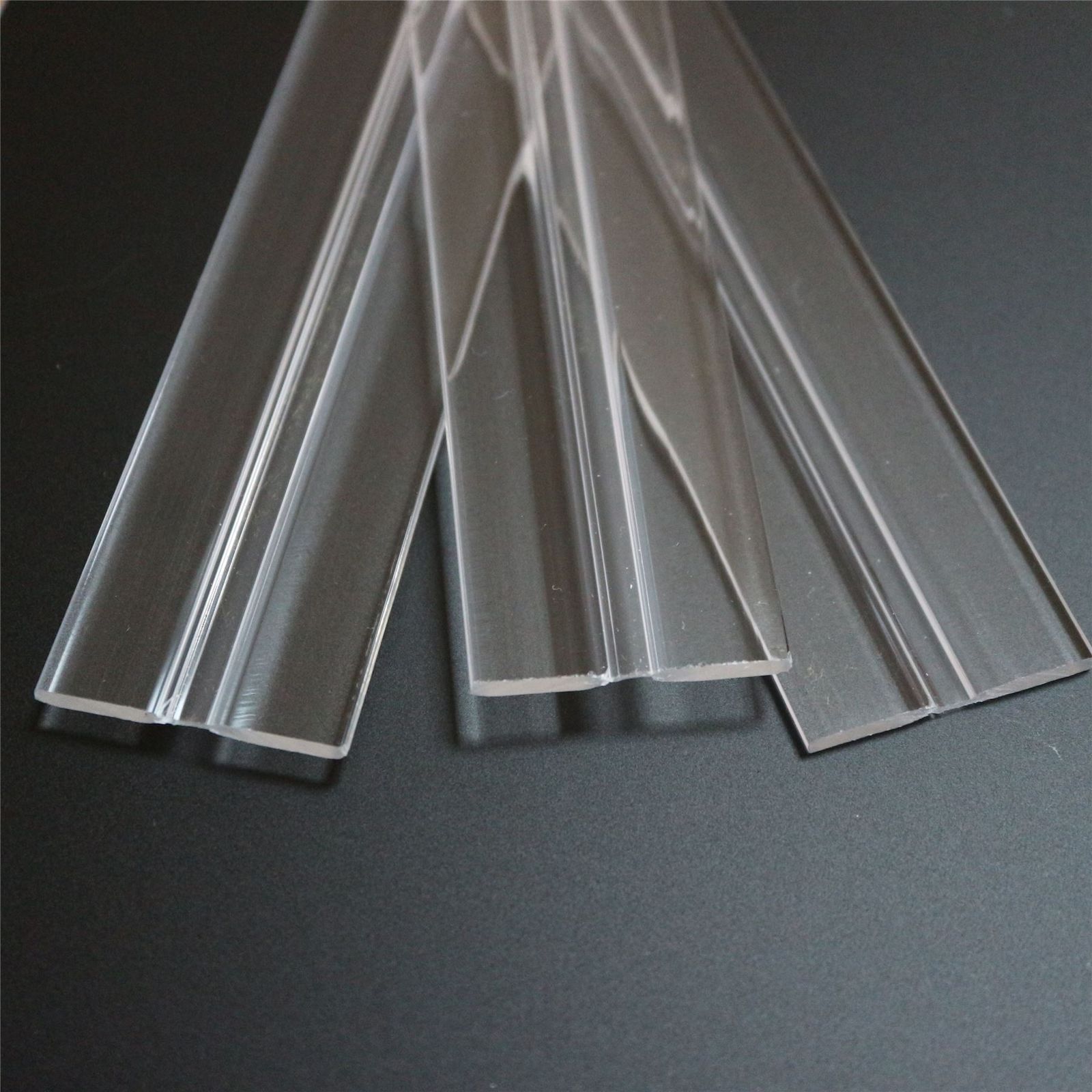 3 x 300mm low profile flex hinges, flexible living hinges,plexiglass ...