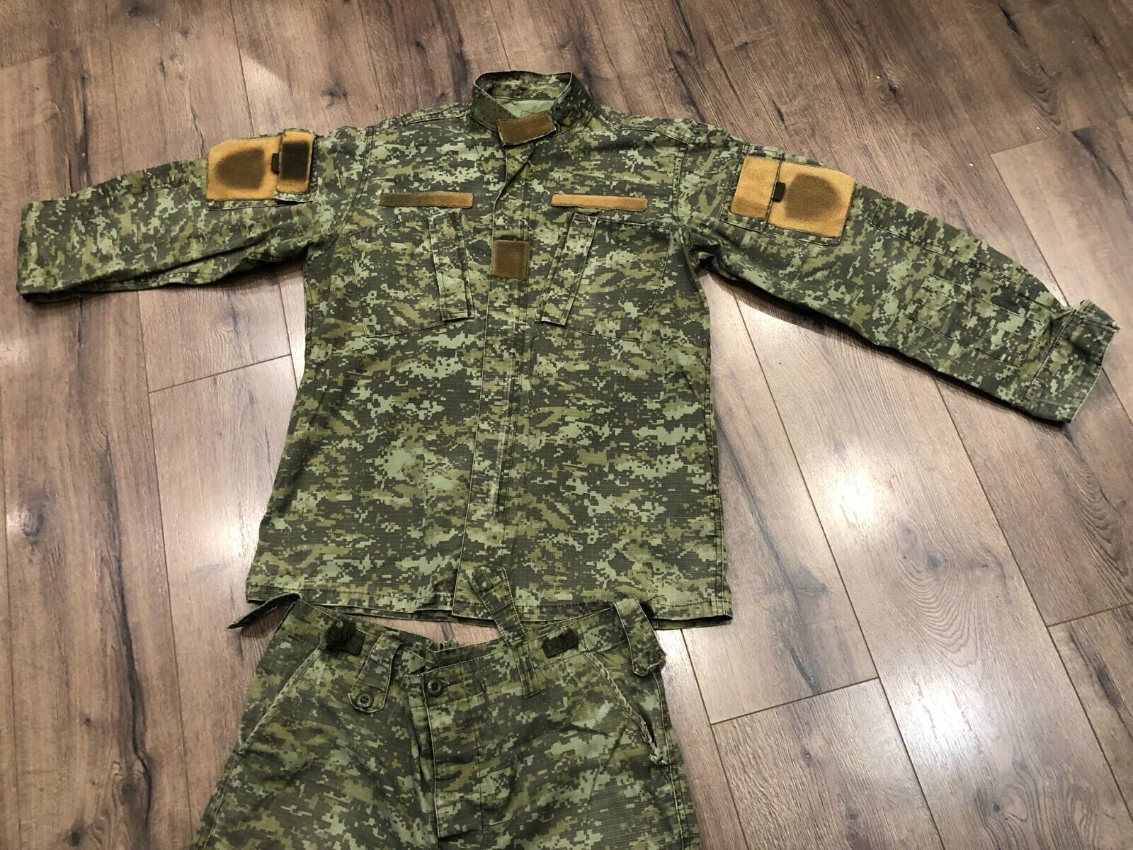 KOSOVO FSK ARMY MILITARY CAMO UNIFORM CAMOUFLAGE L SIZE KOSOVO SECURITY ...