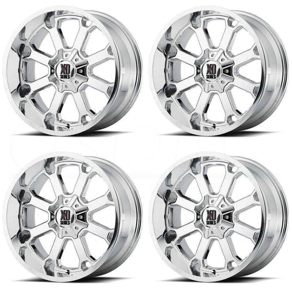 22x10 XD XD825 Buck 25 8x170 -18 Chrome Wheels Rims Set(4) - Wheels