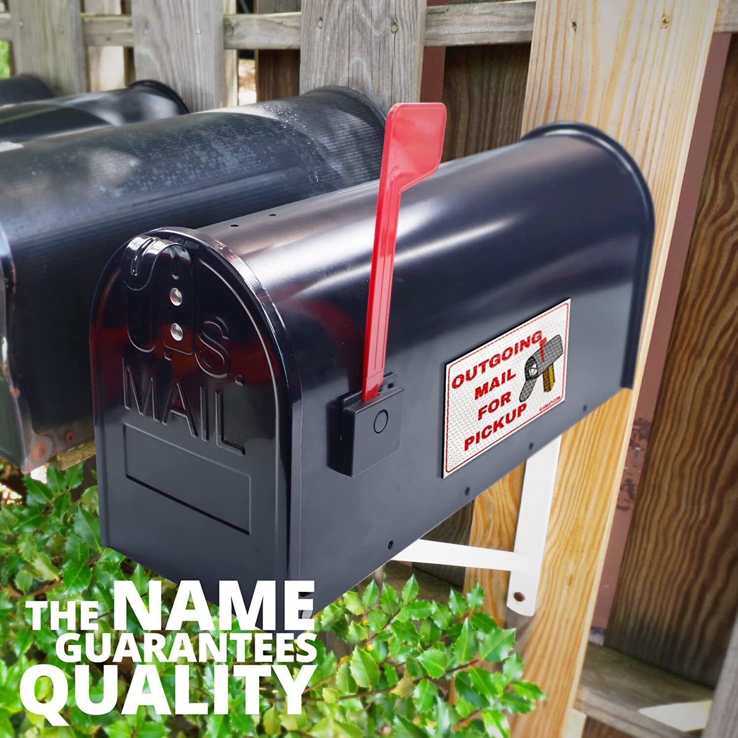 Anley Reflective Outgoing Mail for Pickup Magnet Sign 4x6 In (3 Pack ...