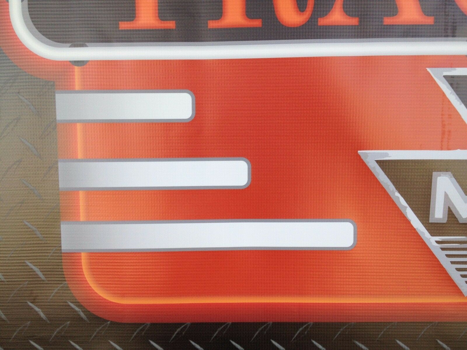 MASSEY FERGUSON TRACTORS DEALER NEON STYLE BANNER SIGN ART NEW DESIGN 4 ...