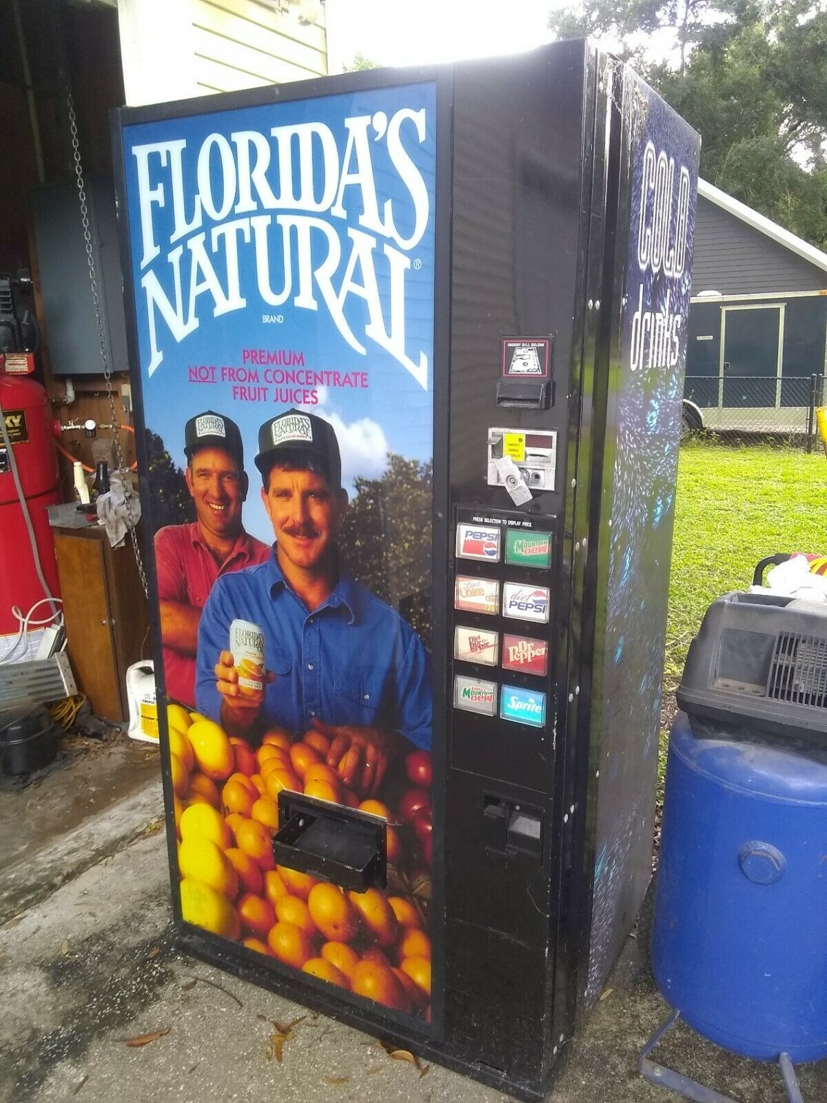 8pc DIXIE NARCO 501T SODA VENDING MACHINE Sold Out Leaver/Paddle ...