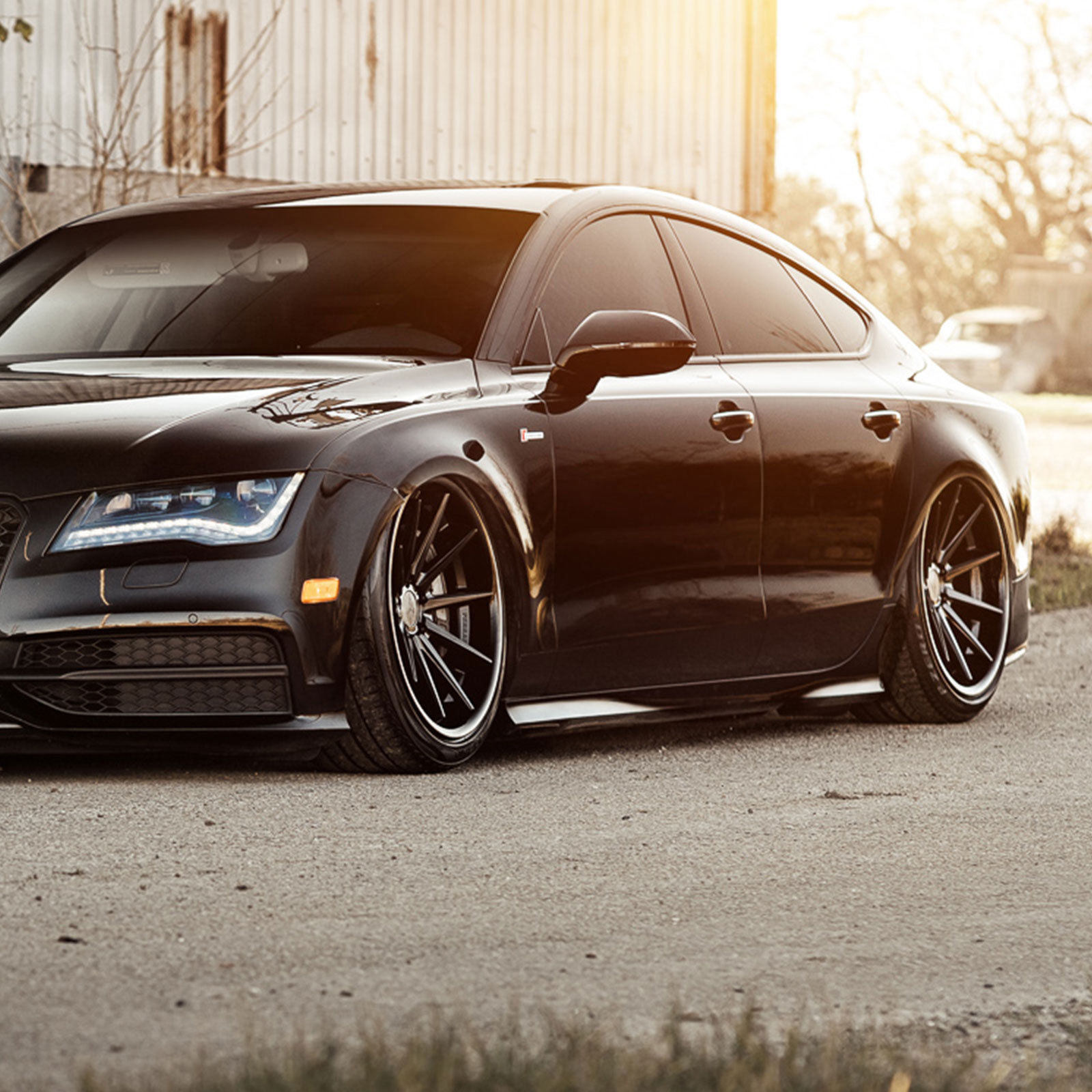 22" Ferrada FR4 22x9 Matte Black Wheels for Audi A8 S8 2004-2018 (Set ...