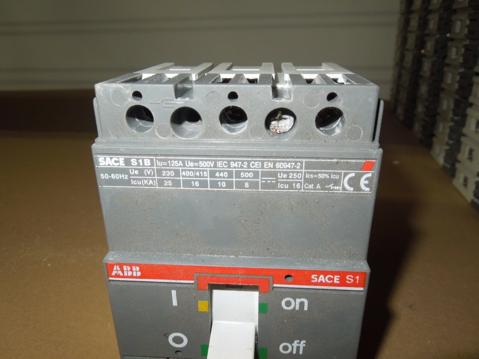 ABB SACE S1 S1B 125A 3P 500VAC / 250 Volt dc and similar items