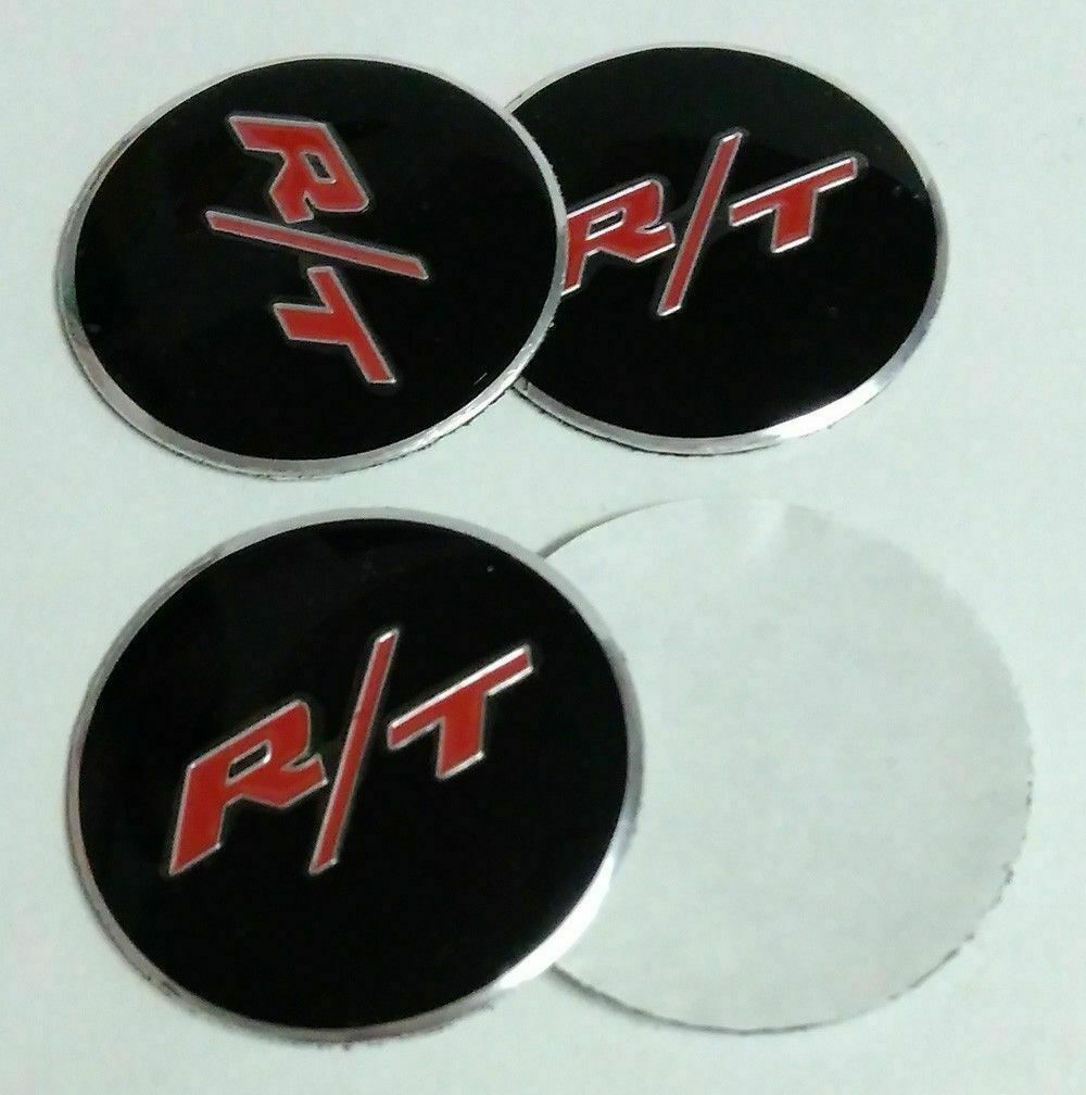 NEW 4X 56mm R/T Emblem Wheel Hub Caps Sticker RT Center Covers - Other ...
