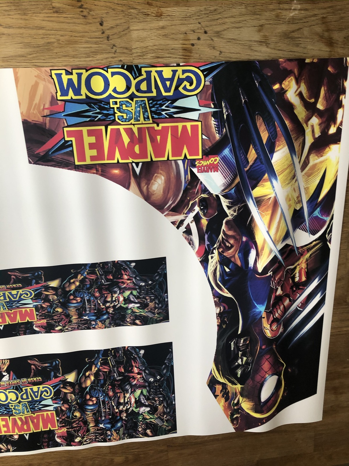 Marvel Vs Capcom Bartop arcade Cabinet Artwork vinyl Graphics side art ...