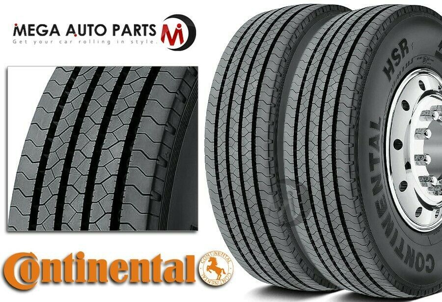 2 New Continental HSR 225/70R19.5 14P Tires - Tires