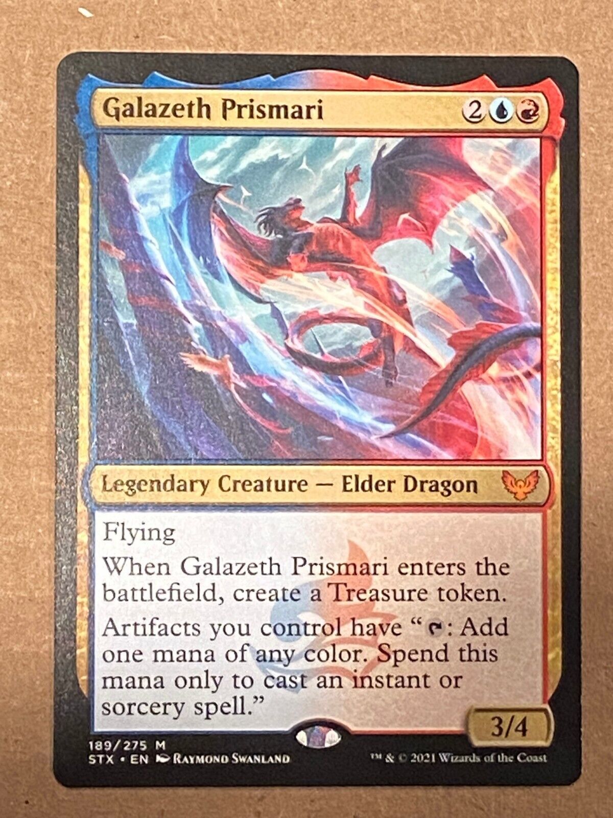 2021 Magic the Gathering Galazeth Prismari *Stright from the Pack* OD ...