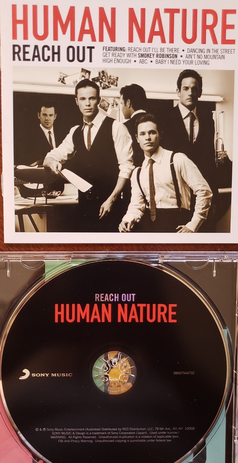 HUMAN NATURE 'Reach Out' Autographed CD - CDs