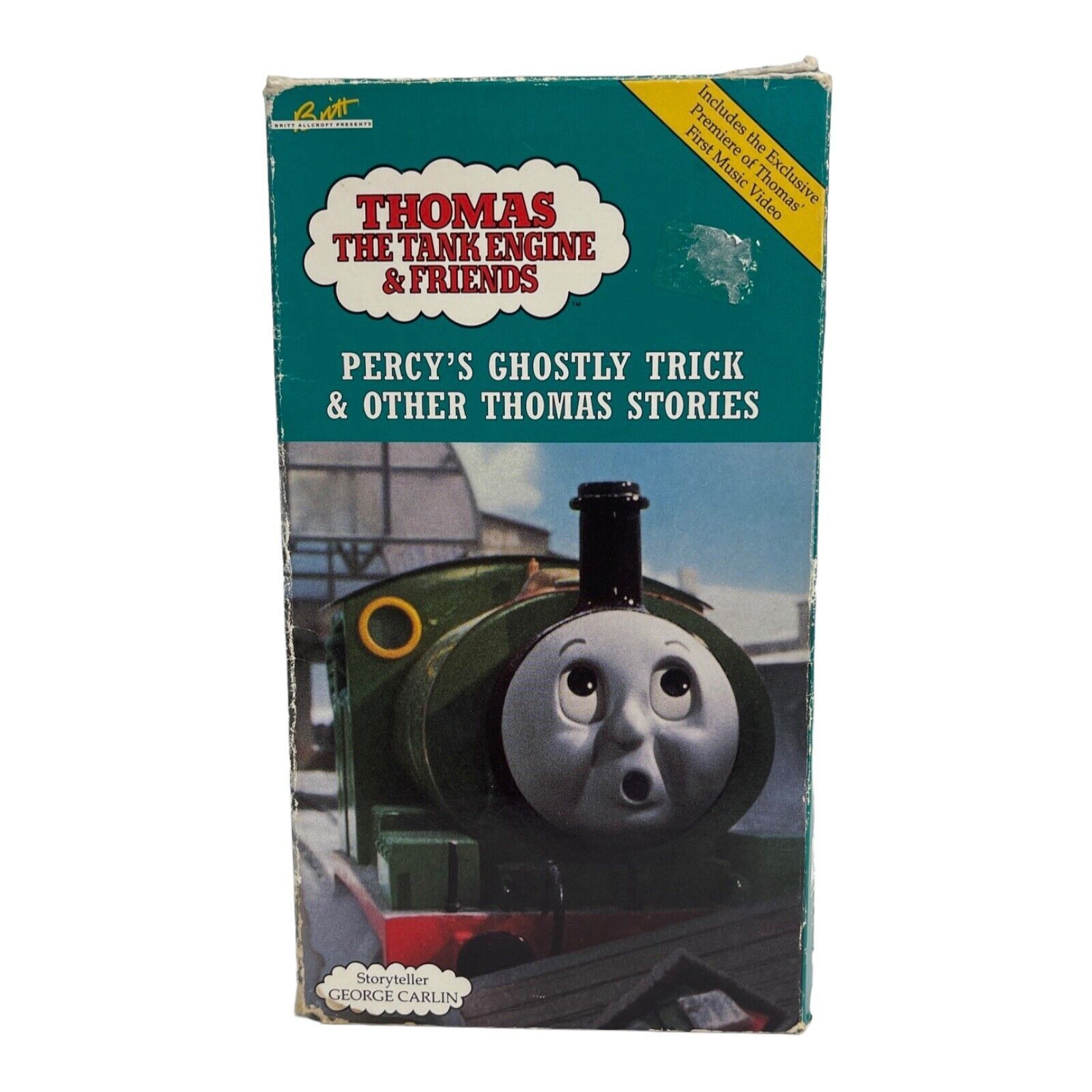 Thomas Tank Engine Percy’s Ghostly Trick VHS Vintage Video Tape - VHS Tapes