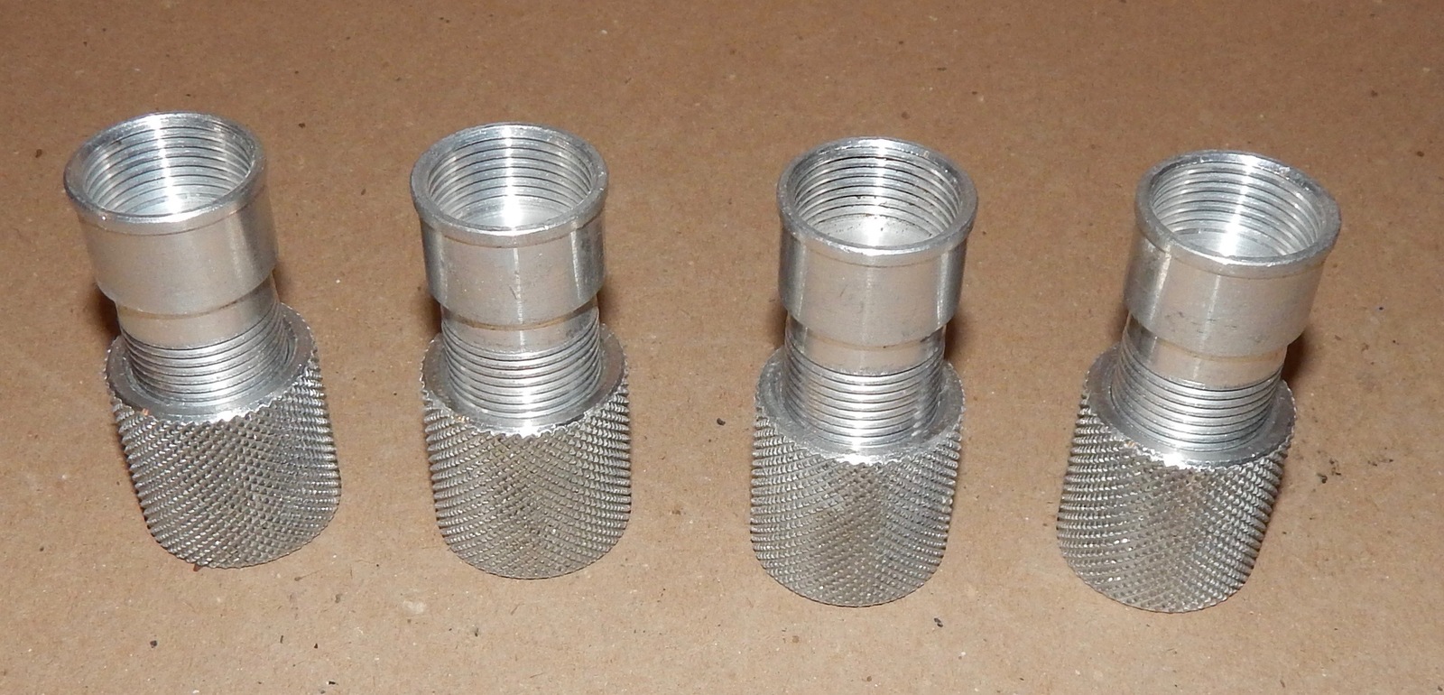 Aluminum Conduit Reducer Adapters 4ea 1/2" Fine Thread Male 2pc To 3/8 ...