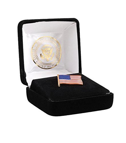President Donald J Trump American Flag Lapel Pin Limited Edition 24k Gold Lap Pins