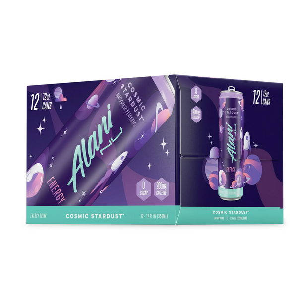 Alani Nu Sugar-Free Energy Drink, Cosmic Stardust, 12 oz Cans (Pack of ...