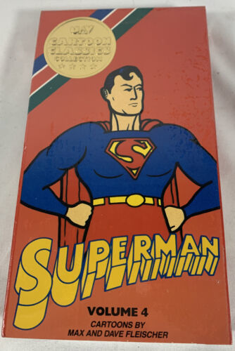 1989 UAV Cartoon Classics Collection Superman Volume 4 VHS Vintage RARE ...