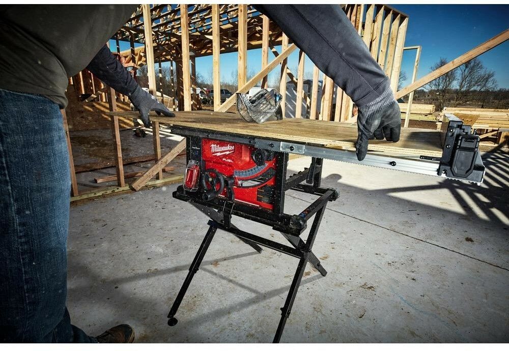 Milwaukee Table Saw Cordless 18-Volt Lithium-Ion Brushless Motor (Tool ...