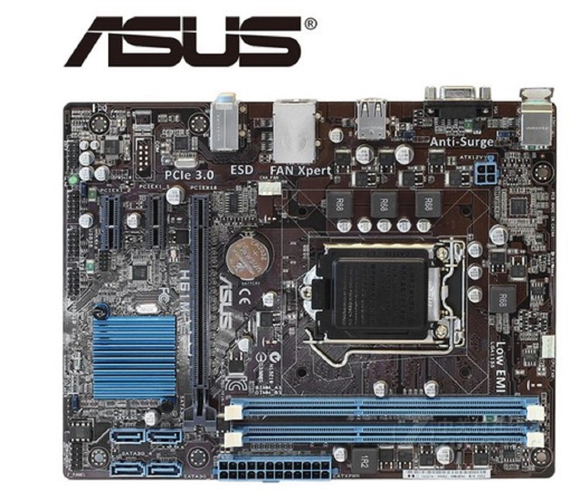 ASUS H61M-E mainboard LGA 1155 DDR3 boards USB2.0 22/32nm CPU H61 used ...