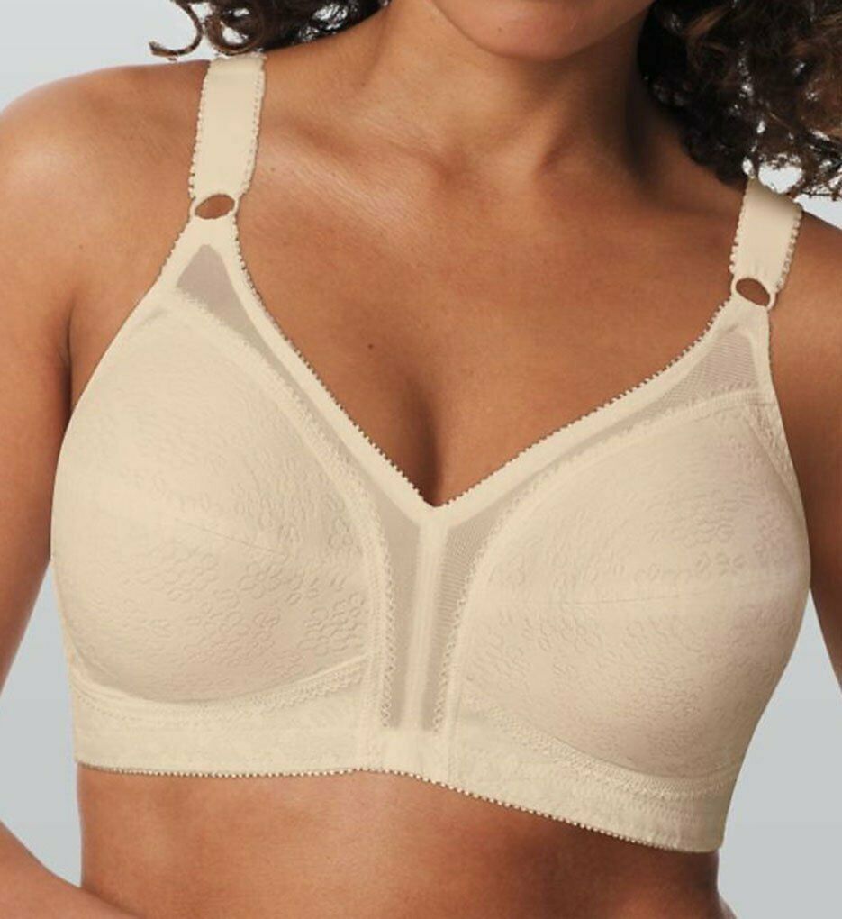 Playtex Natural Beige 18 Hour Classic Support Wire Free Bra Us 50d Uk 50d Bras And Bra Sets