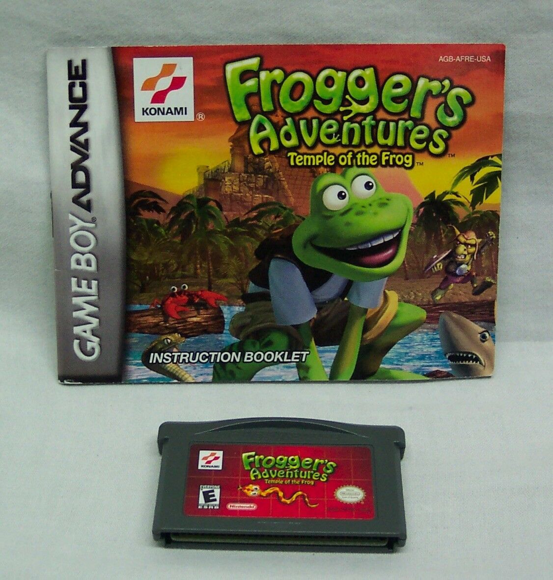 FROGGER'S ADVENTURES Temple of the Frog NINTENDO GAME BOY ADVANCE GAME ...