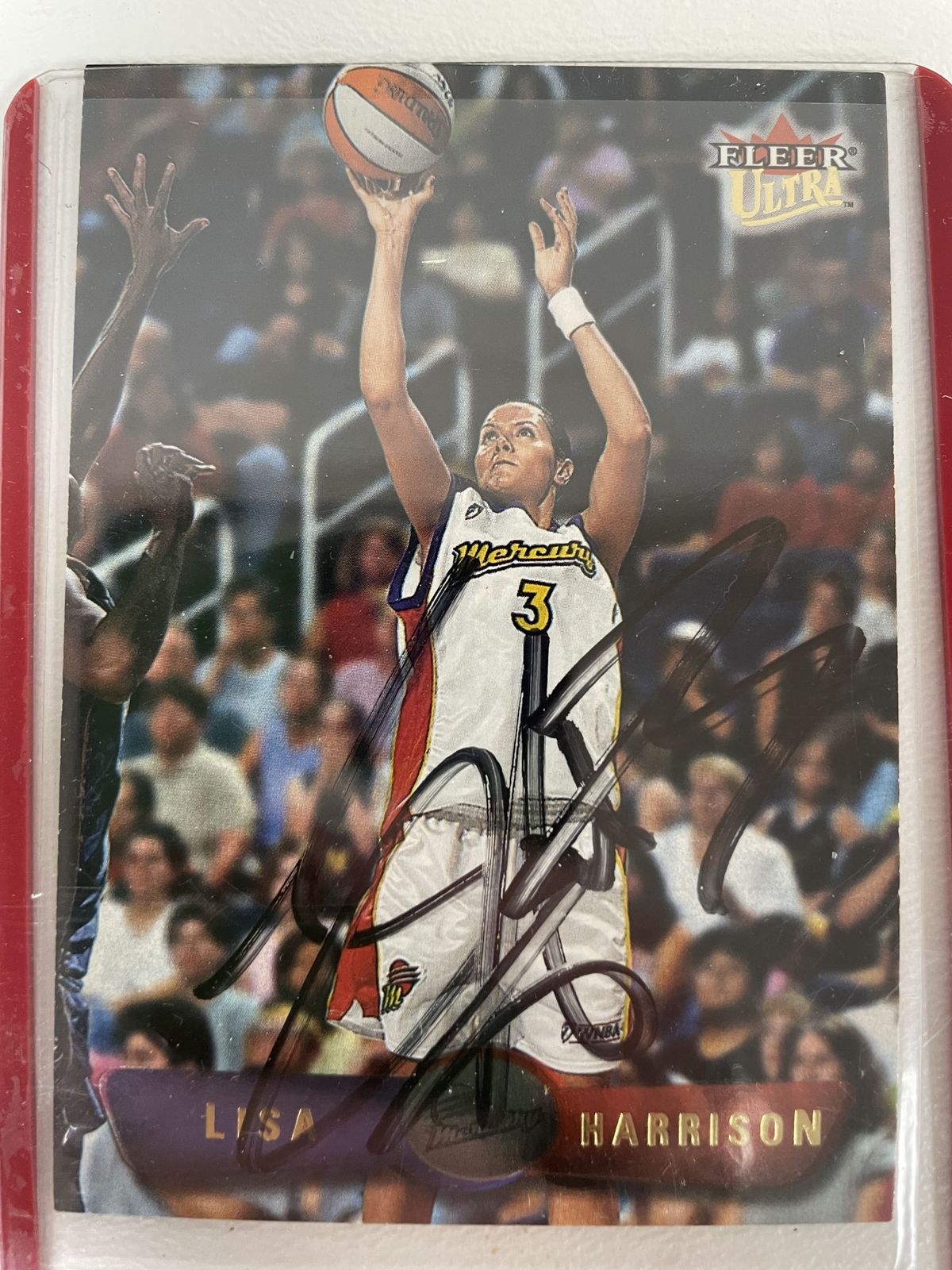 Lisa Harrison Signed Autographed 2002 Fleer Ultra WNBA Basketball Card ...