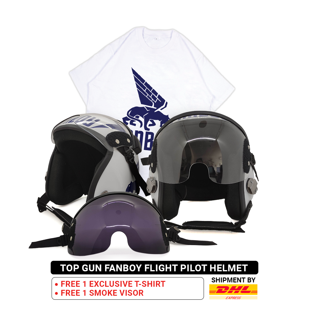 1 Pcs Top Gun Fanboy Helmet Movie Prop of USN United States Navy Pilot ...