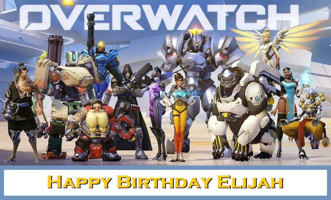 Overwatch Edible Cake Topper Decoration - Cake Toppers