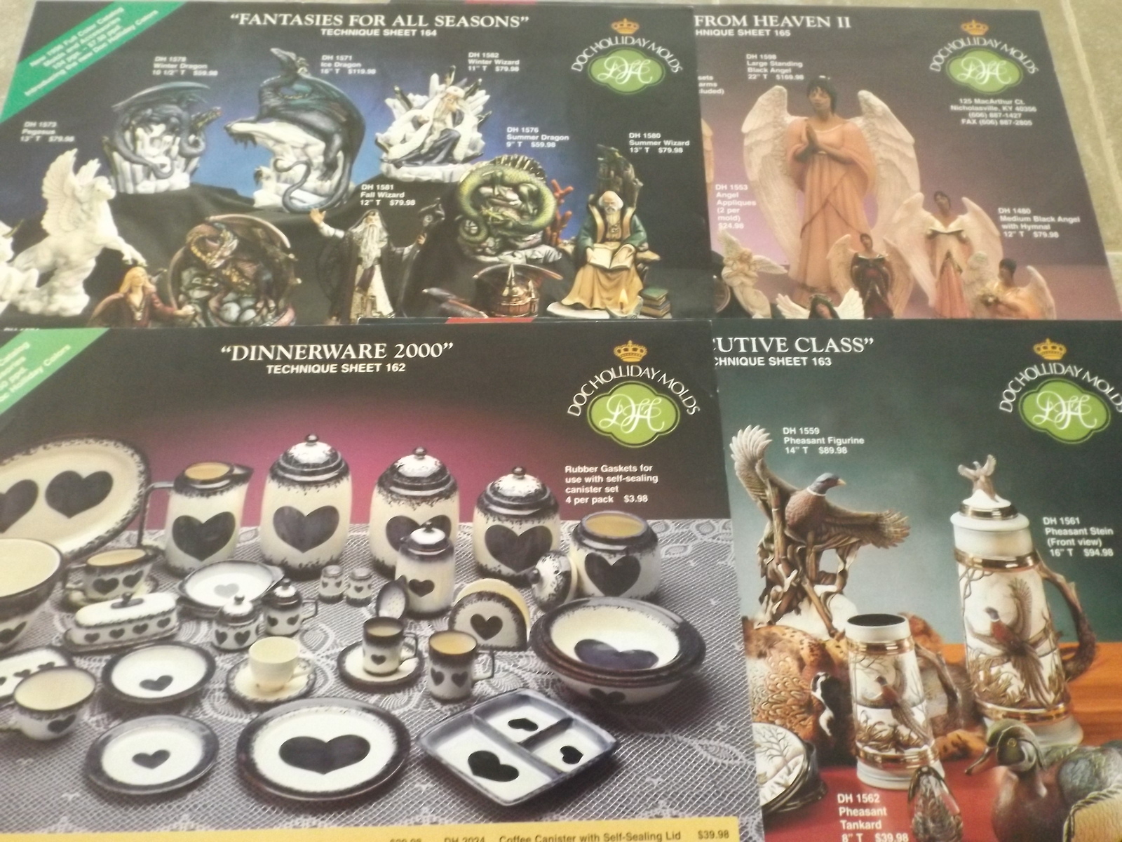 14 Doc Holiday Ceramic Technique Sheets - #159 thru #165 - 4 - Other ...