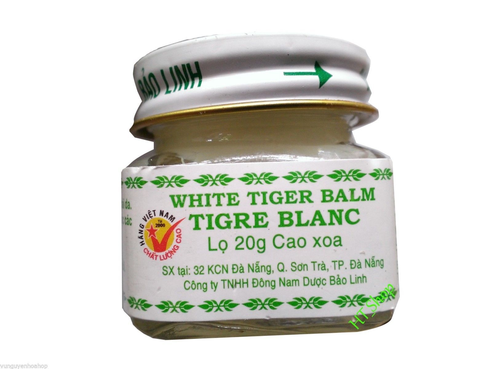 TIGER BALM, 12 boxes x 20 grams, Vietnam White Tiger Balm, Tigre Blanc ...