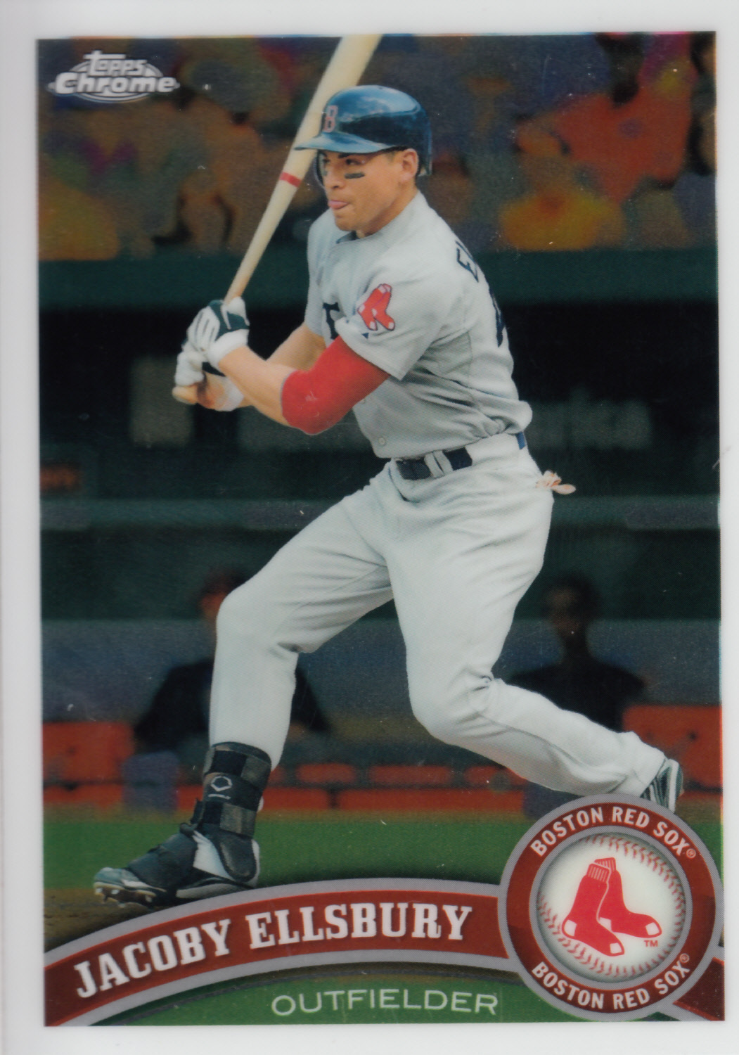 Jacoby Ellsbury 2011 Topps Chrome Card #124 - Baseball Cards