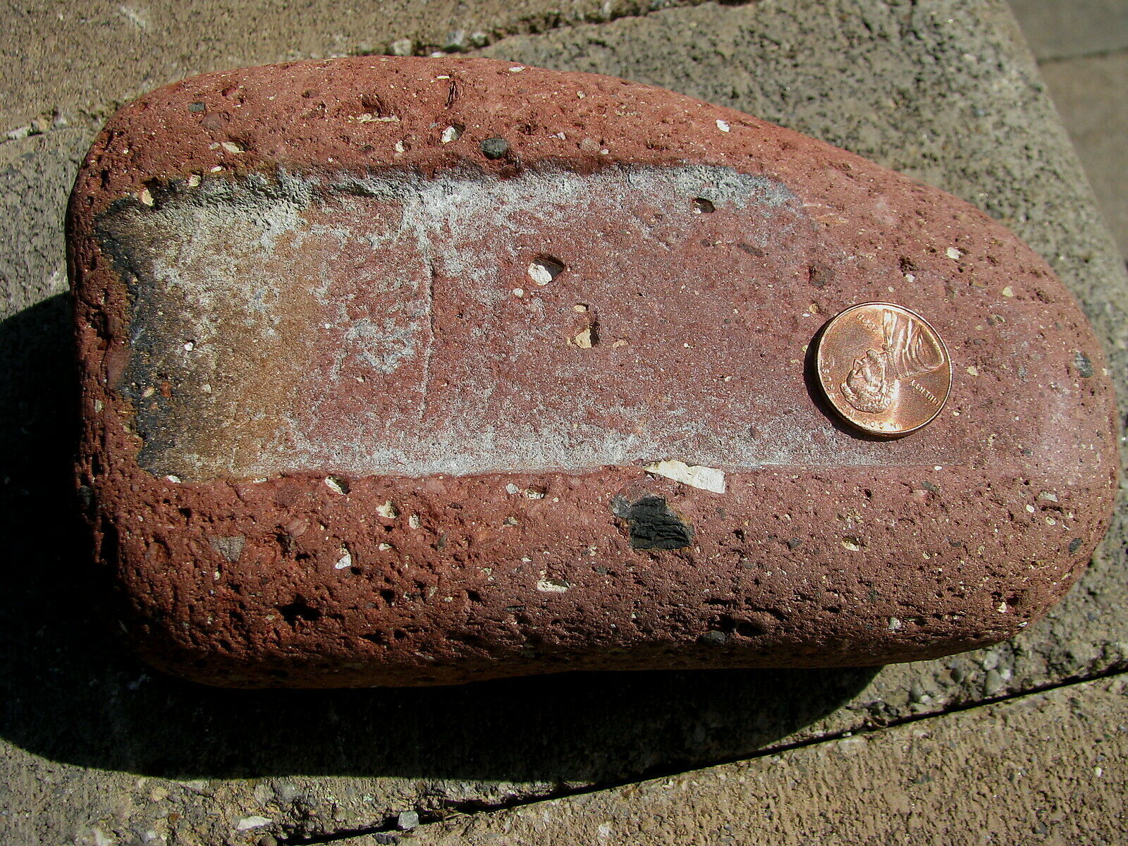 Antique Brick VTG reclaimed Lake Erie Surf Tumbled Sea Brick Home Decor ...