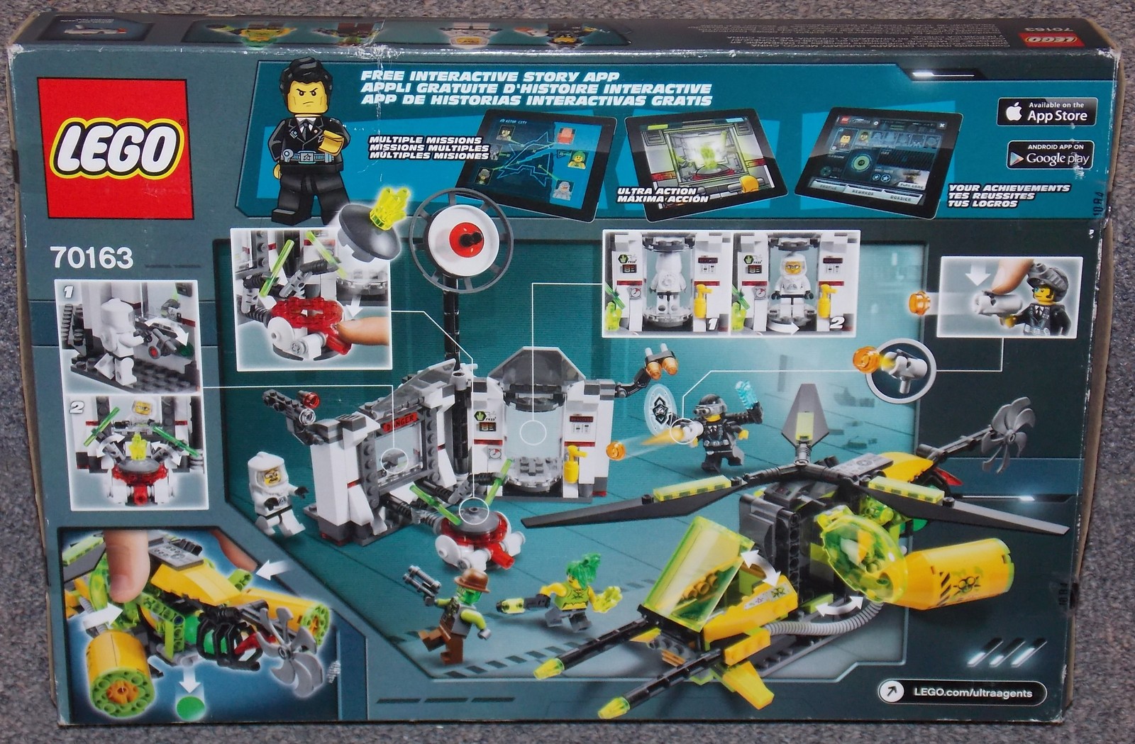 LEGO Ultra Agents 70163 Toxikita's Toxic Meltdown Set New In The Box ...