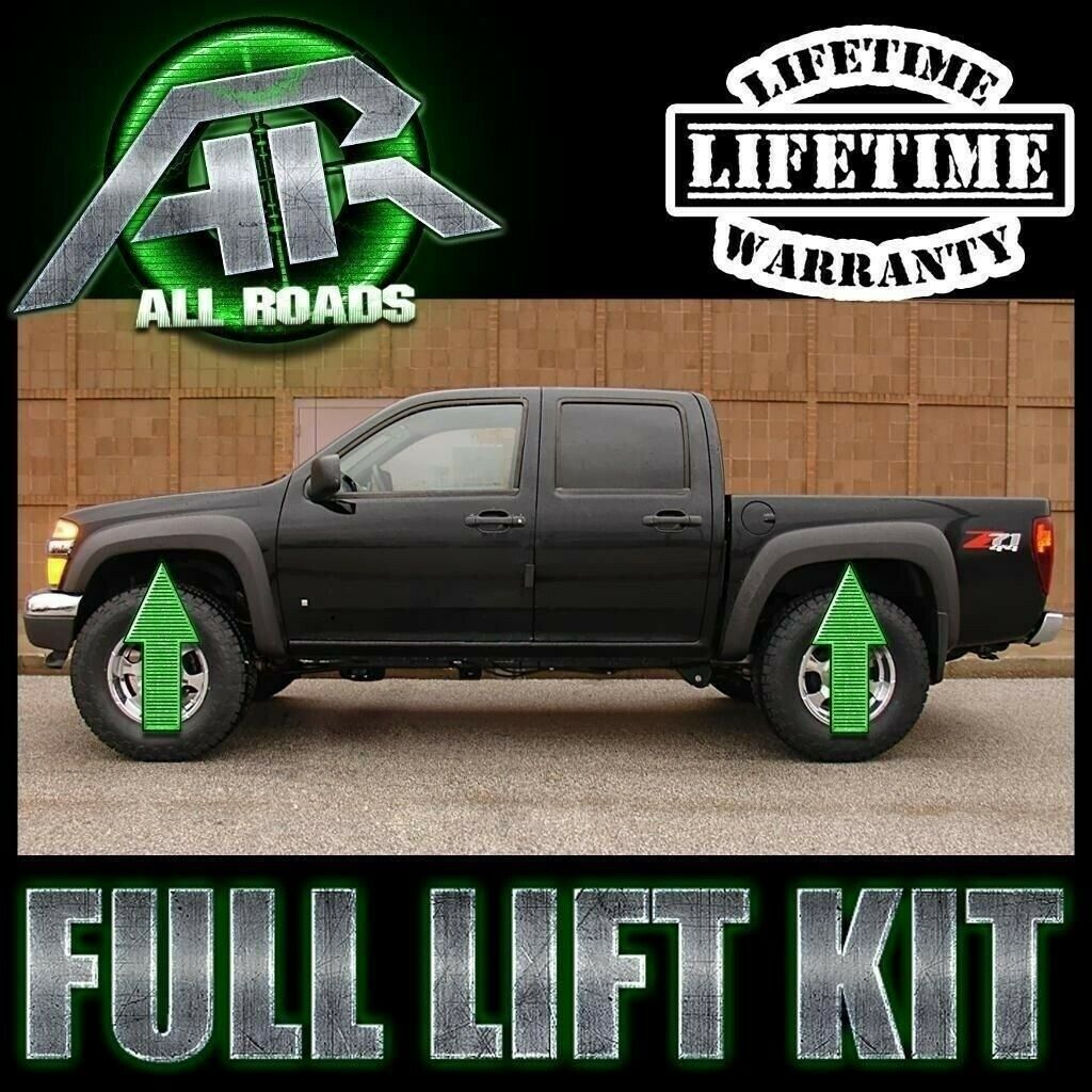 2004-2012 Chevy Colorado GMC Canyon 3" FR + 2" Steel Full Lift Lift Kit ...