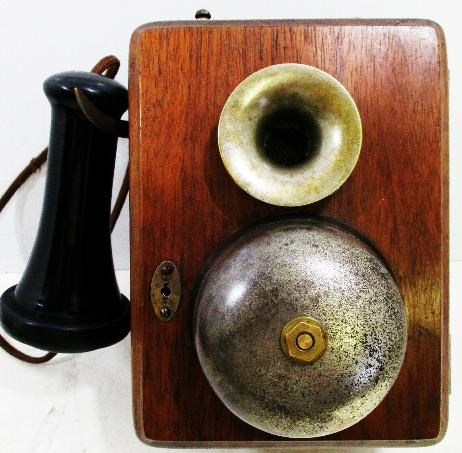 Quarter-Sawn Oak Intercom Telephone Circa 1900's - Pre-1940