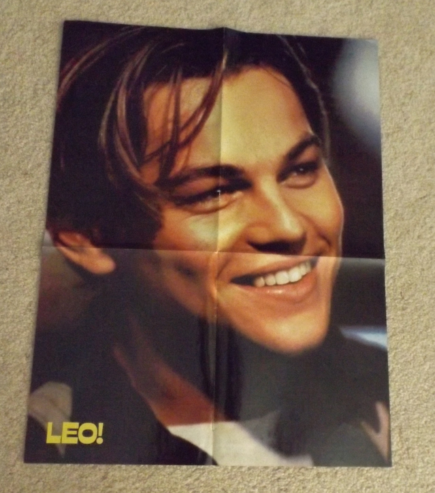 Leonardo DiCaprio Two (2) Double-Sided Posters from Magazines - 1990-99