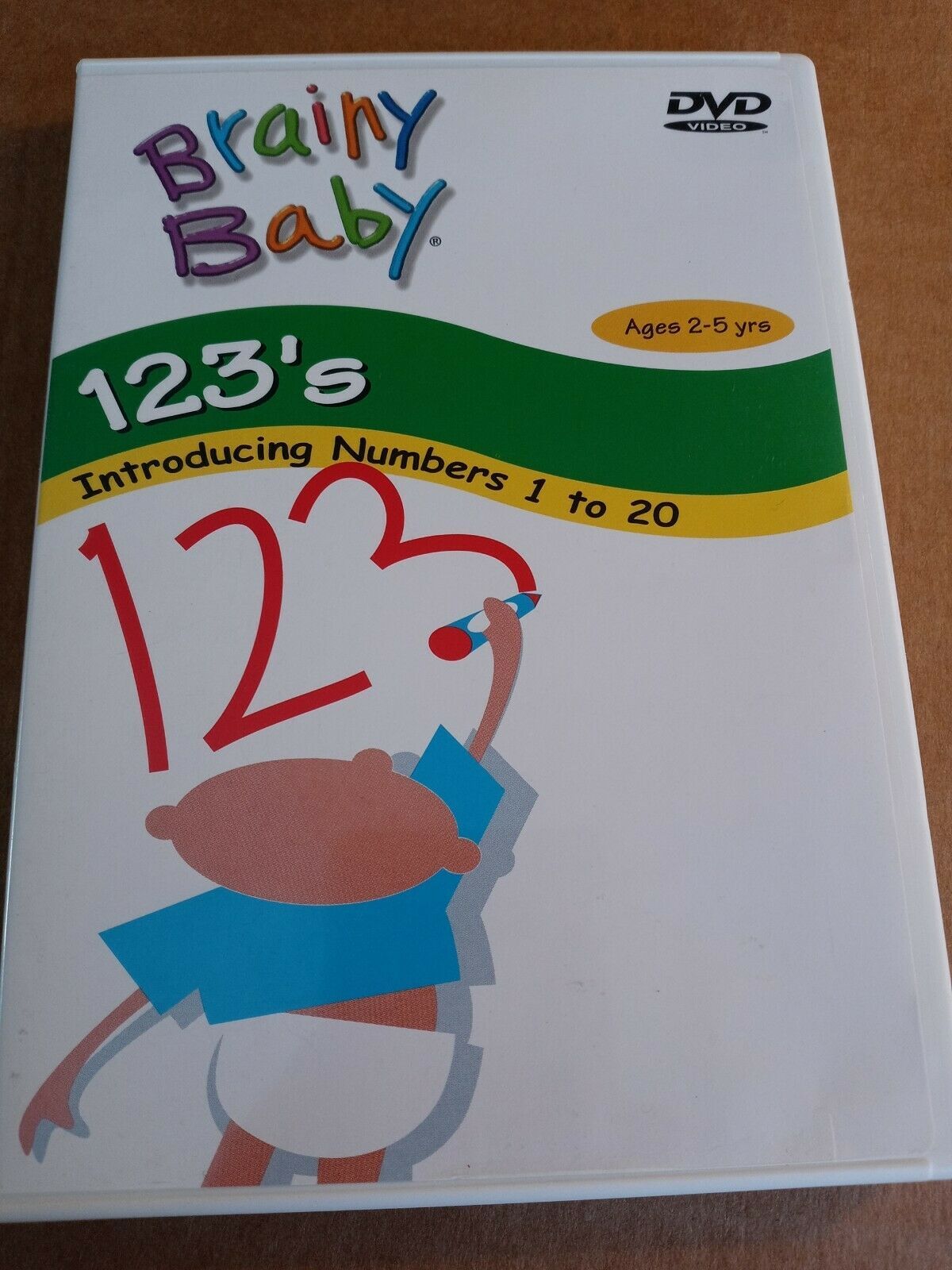 Brainy Baby Teach Your Child 123s DVD Numbers 1 to 20 Classic Edition ...