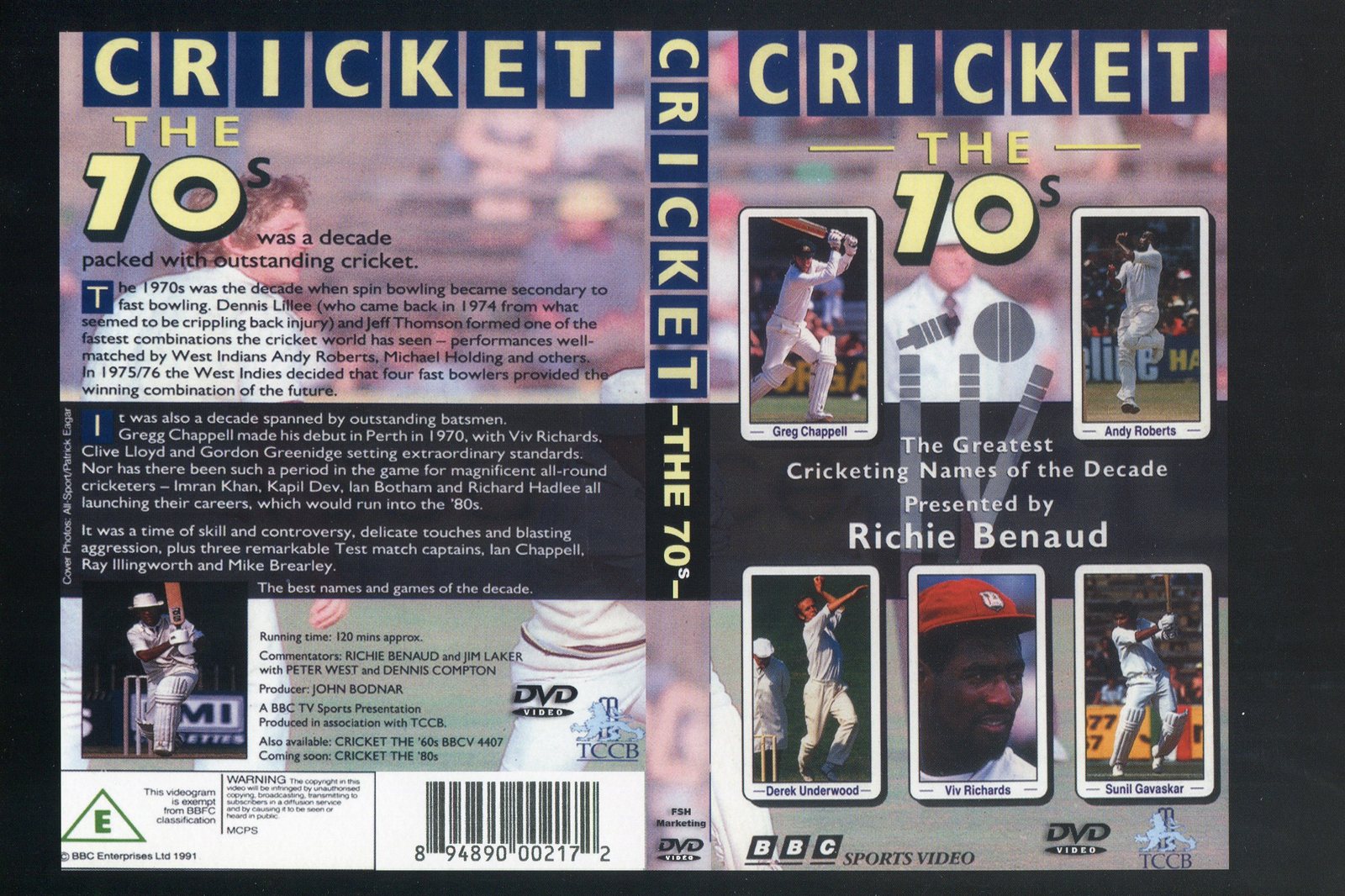 CRICKET THE 70'S 120 Min Color - DVD, HD DVD & Blu-ray