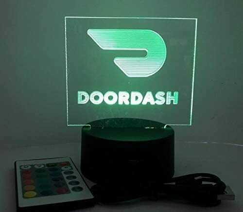 Doordash sign Acrylic engraving beautiful decoration Car led - Graphics ...