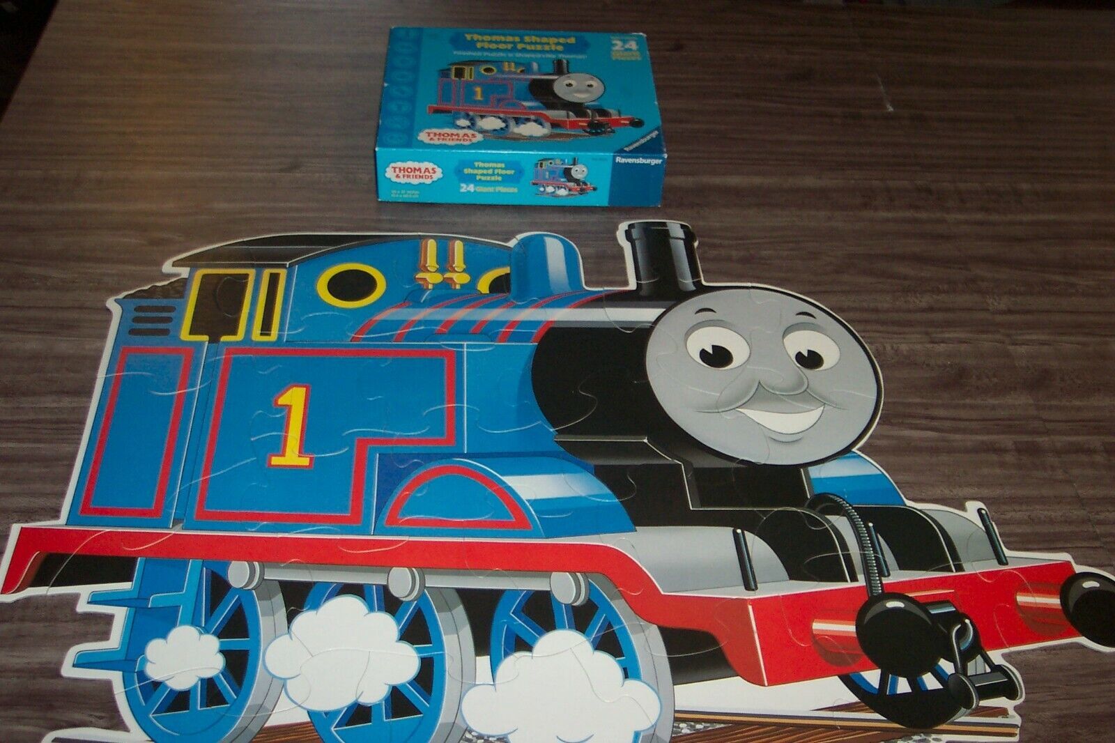 Ravensburger THOMAS THE TANK ENGINE SHAPED FLOOR PUZZLE 24 Giant Pieces ...