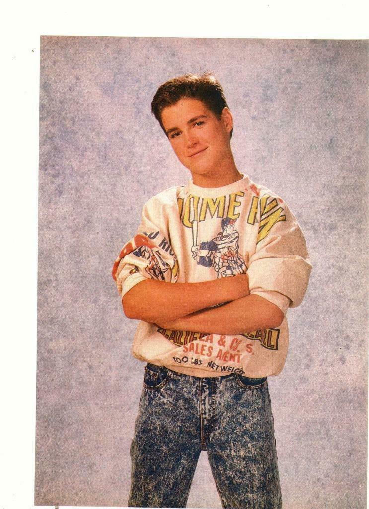 George Michael Trey Ames teen magazine pinup clipping Teen Beat crossed ...