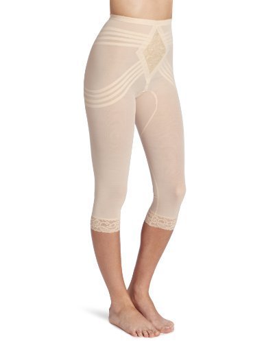 Rago Women's Capri Pant Liner - Shaper, Beige, Large (30) - Women's ...