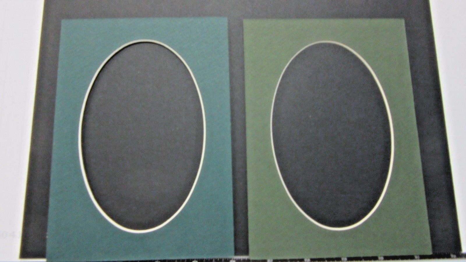 Picture Frame Mats set of 2 mats 8x10 for 5x7 photo oval Dark Green ... Picture Frame Mats set of 2 mats 8x10 for 5x7 photo oval Dark Green ...