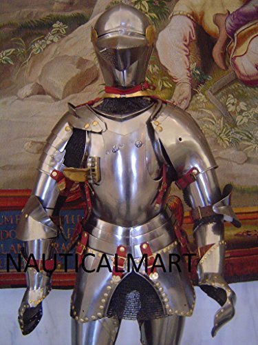 NauticalMart King of Aragon Medieval Knight Suit Of Armor - Knives ...