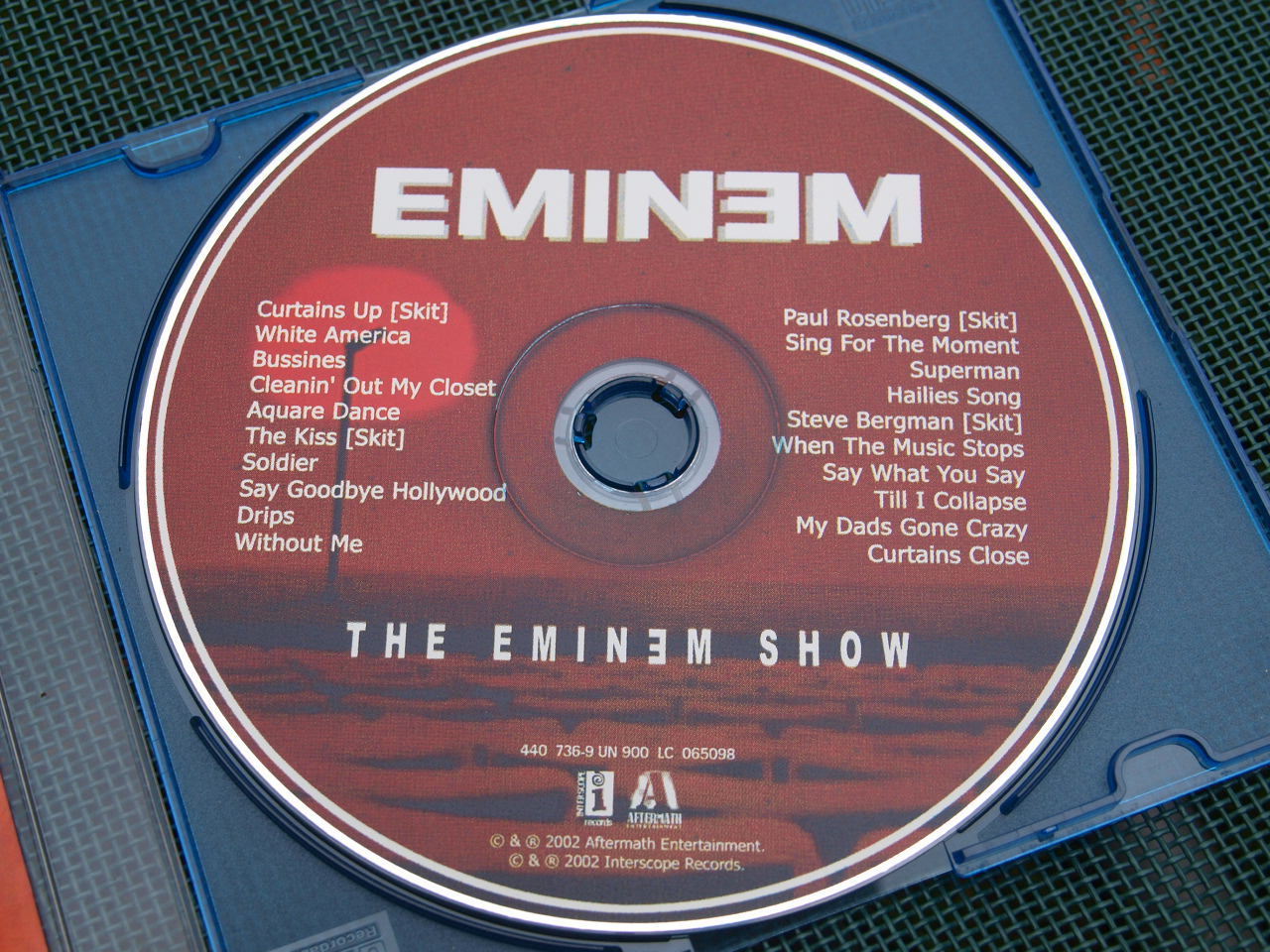 EMINEM THE EMINEM SHOW RARE RUSSIAN BOOTLEG CD - CDs