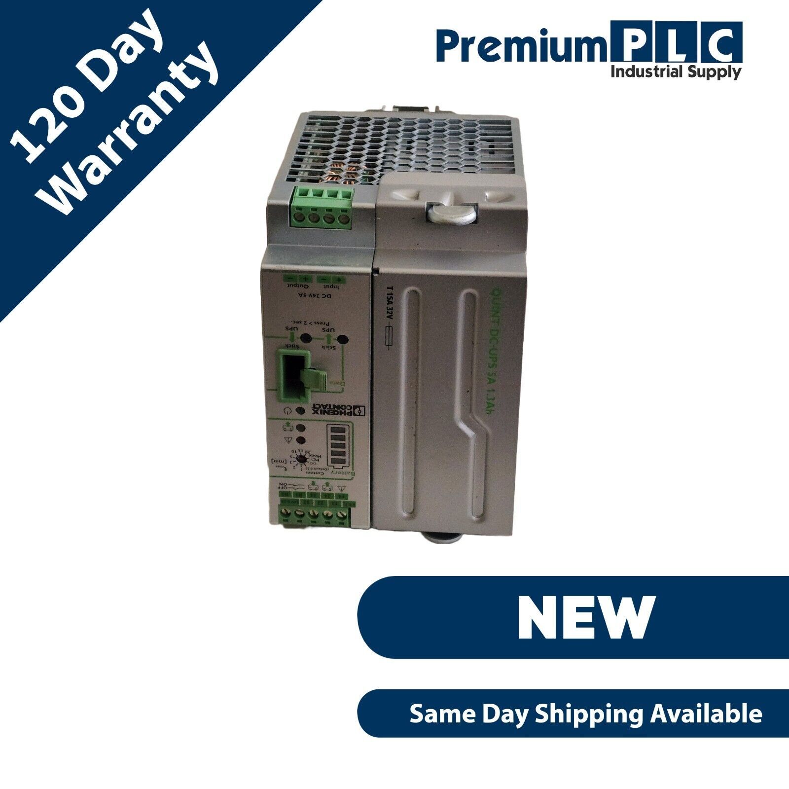 NEW PHOENIX CONTACT QUINT-UPS/24DC/24DC/5/1.3AH POWER SUPPLY 2320254 ...