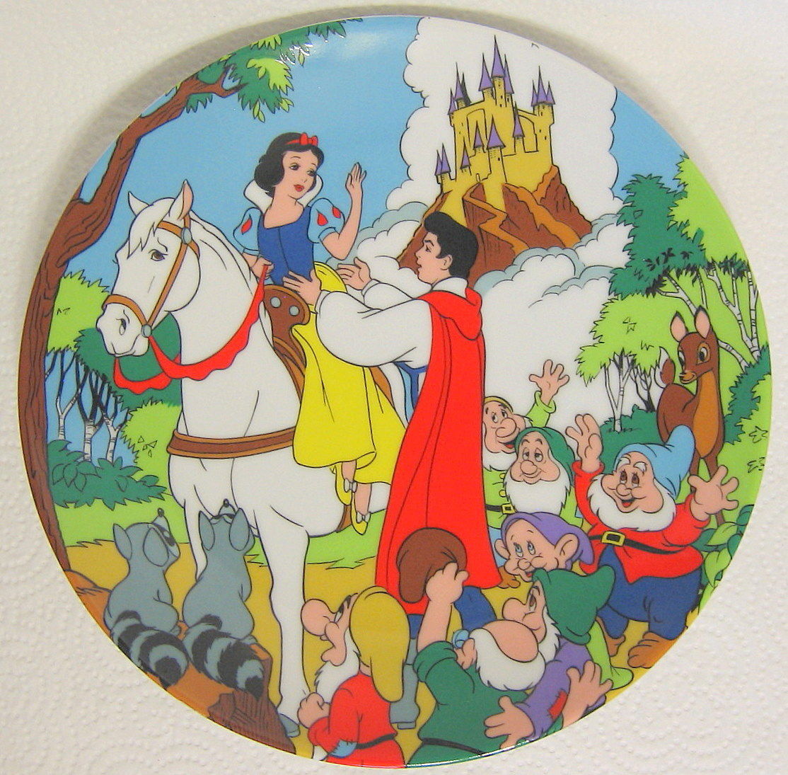 Disney Plate Snow White and the Seven Dwarfs Happily Ever After 5319 ...