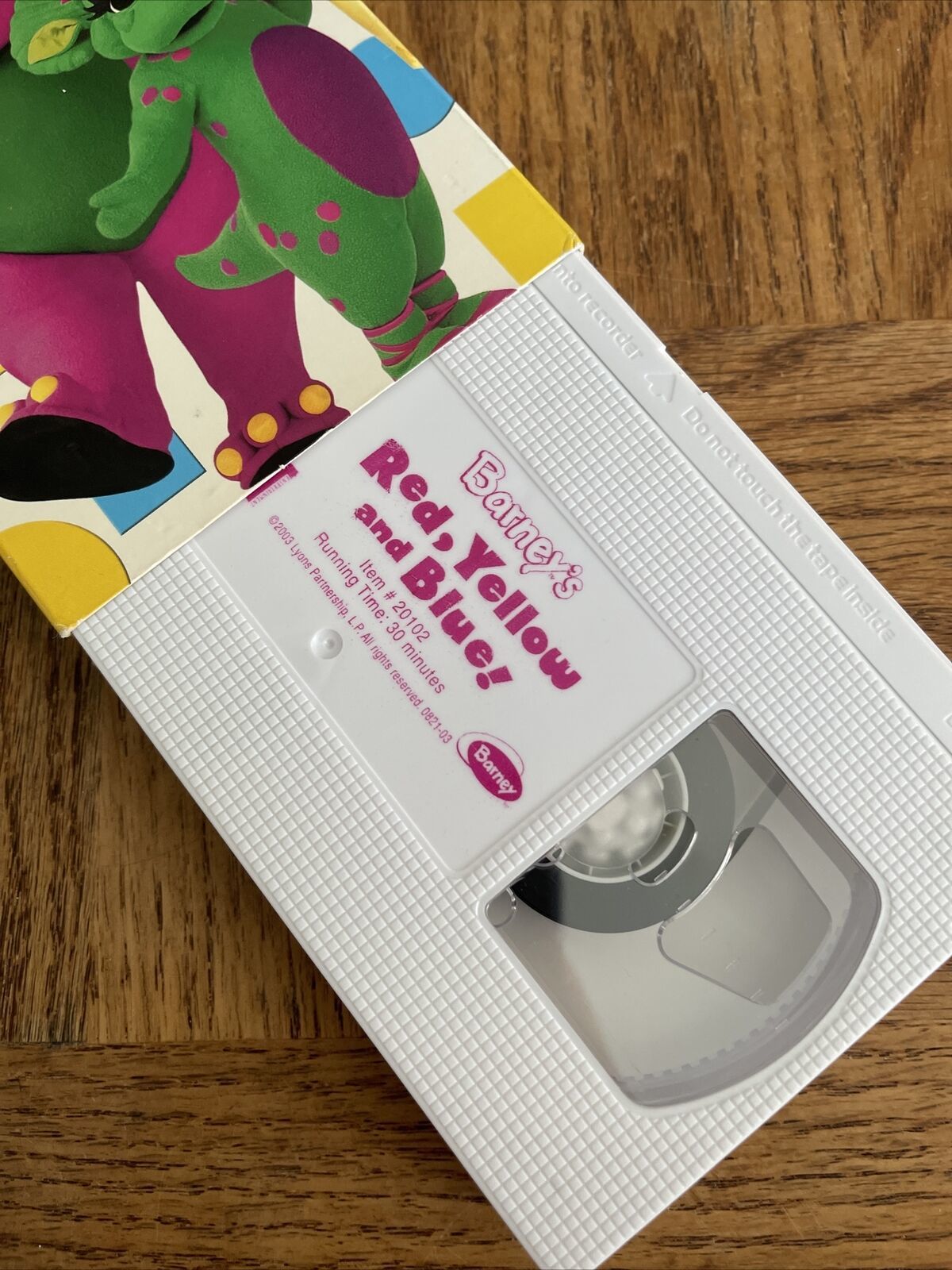 Barney Red Yellow And Blue VHS - VHS Tapes