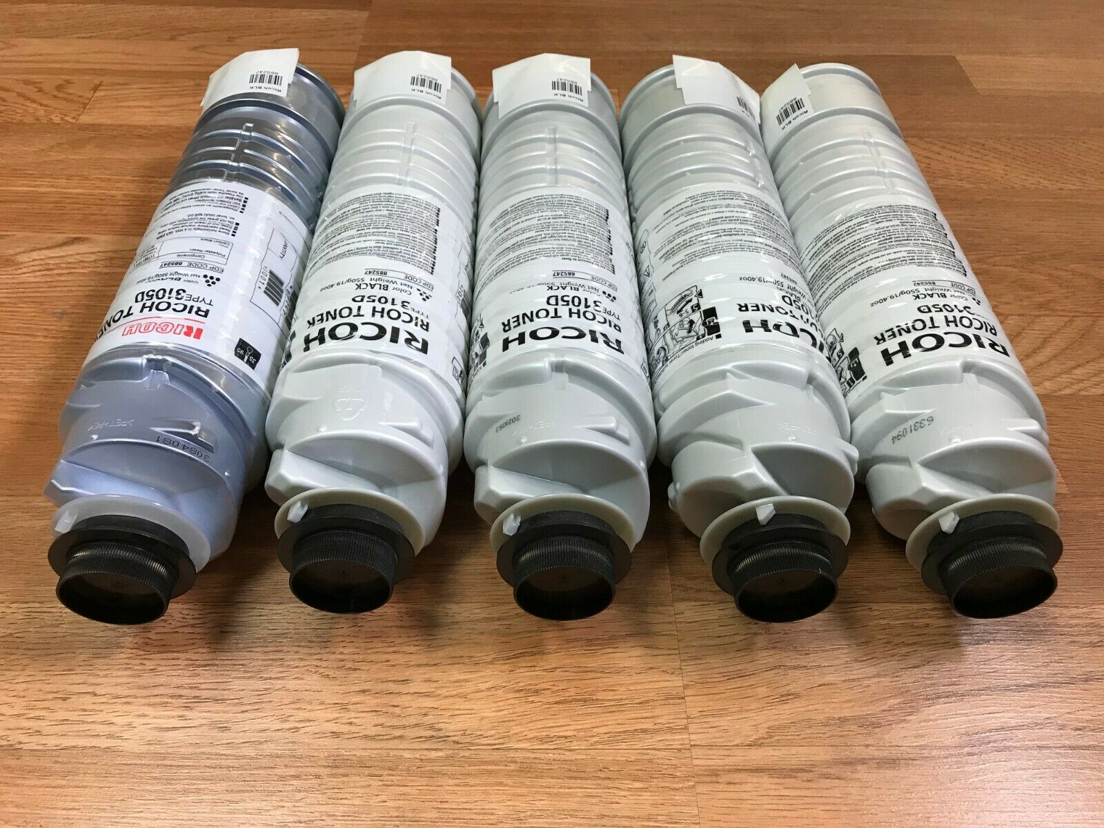 Lot Of 5 Ricoh Black Toners Type 3105D EDP Code: 885247 *Same Day ...