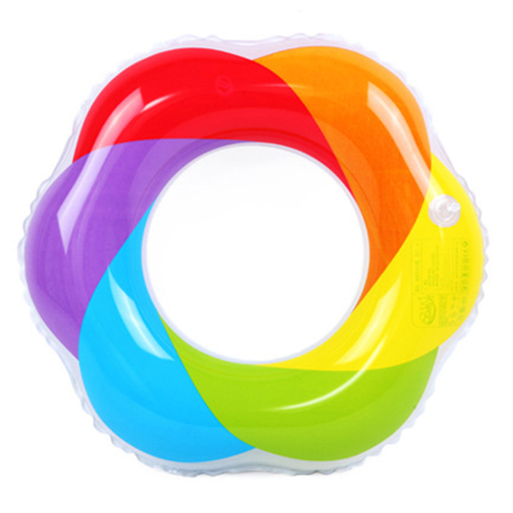 Colorful Swim Swimming Ring Adults Inflatable Life Buoy 60cm ...