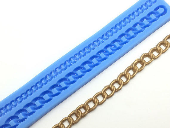 Chain Silicone Mold, Border Silicone Mold, Chain Link Silicone Mold ...