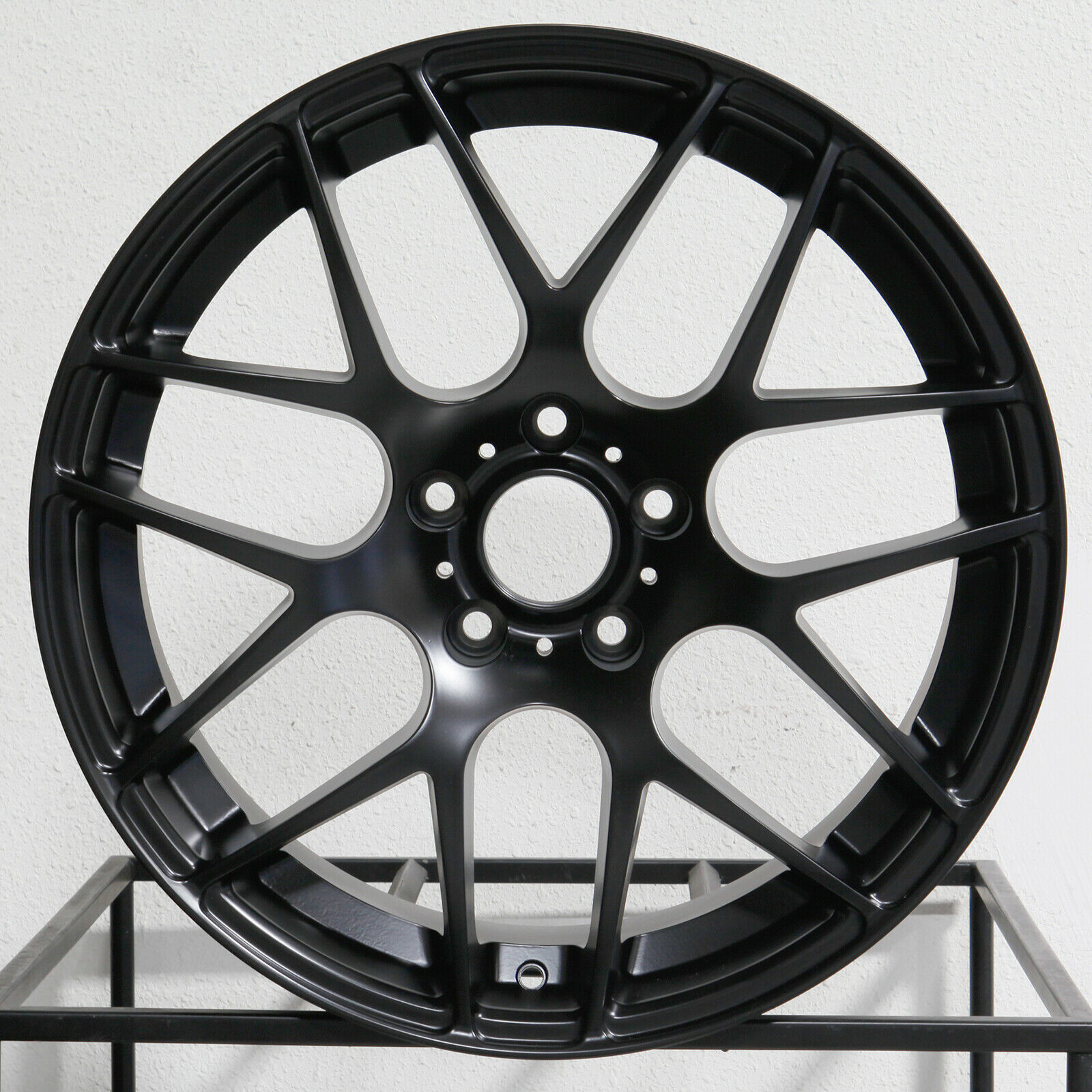 19x8.5 Concave fit P40 5x108 35 Black Wheels Rims Set(4) - Wheels